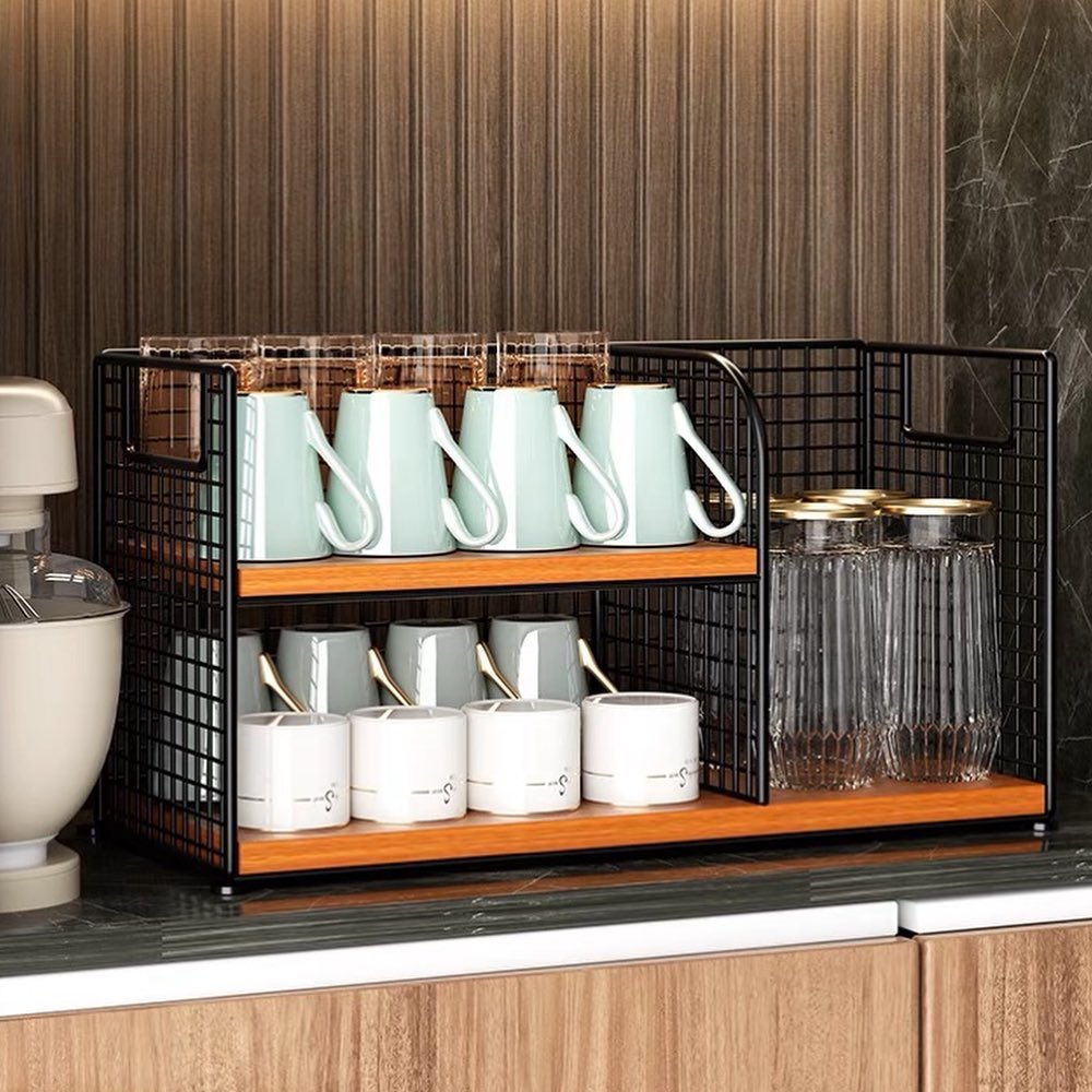 PREORDER Modern Cup Holder Shelf Available in 2 Sizes - Cosi Living Brunei